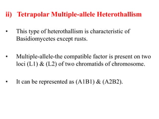 Heterothalism in fungi | PPT