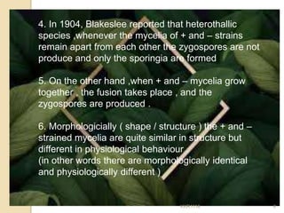 Heterothallism | PPTX