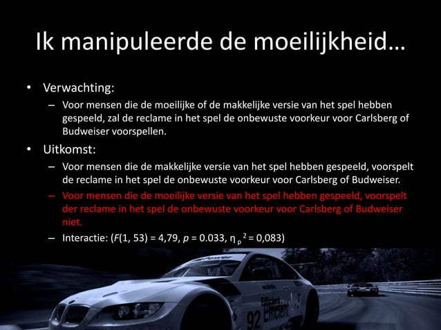 Het experiment | PPT