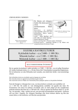 Hettiterrikets, Palestinas, Feniciens och Egeiska Havskulturernas kulturhistoria | PDF