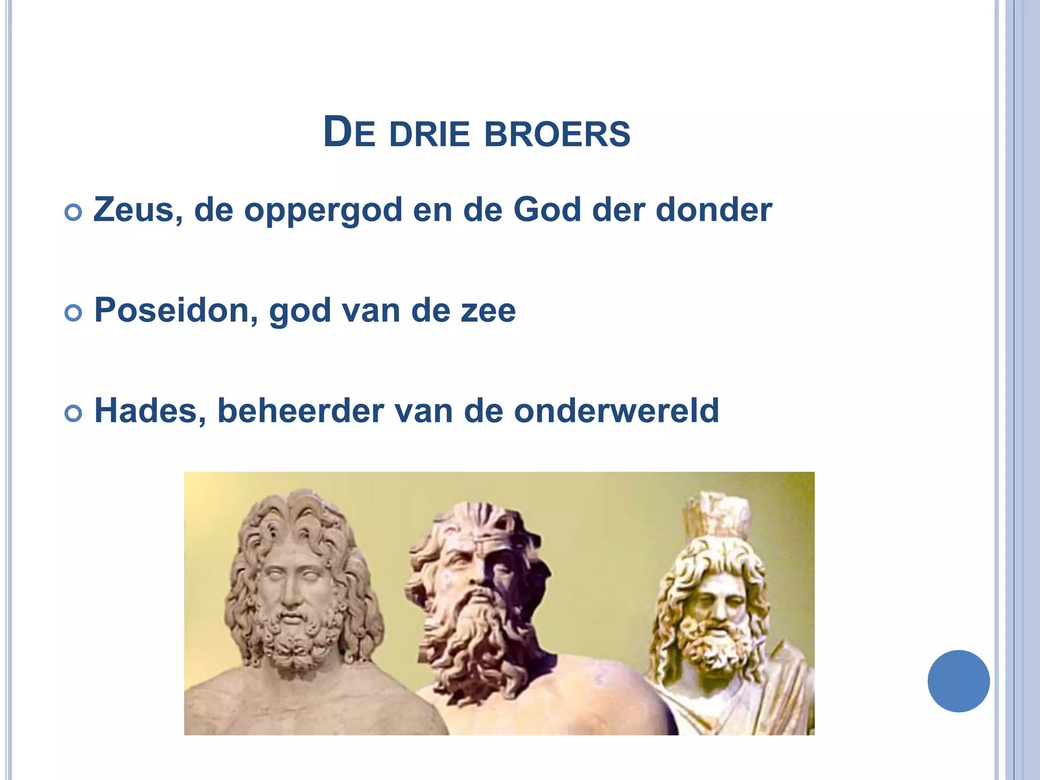 Het Griekse Pantheon Pptx