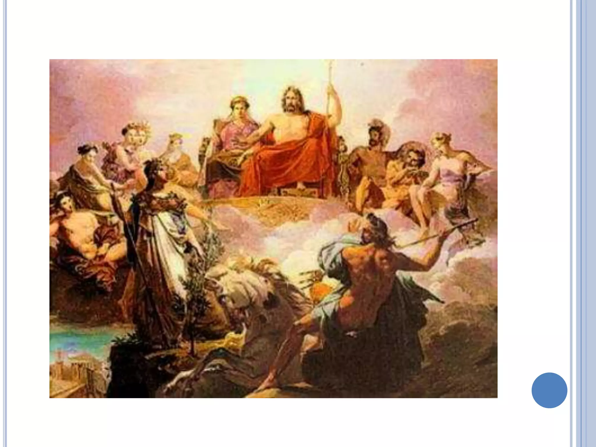 Het griekse pantheon | PPTX