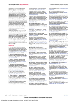 The third international consensus definitions for sepsis and septic ...