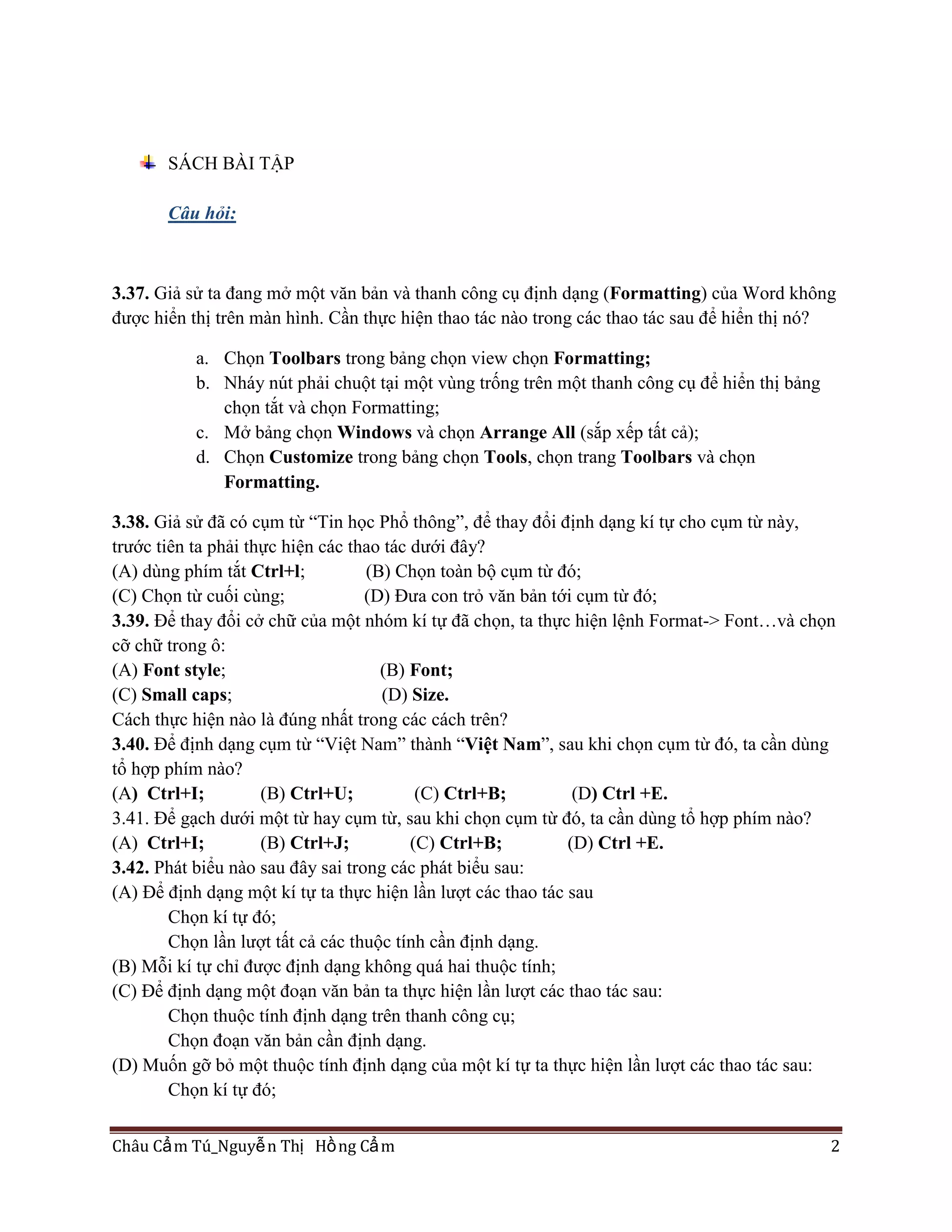 He thong cauhoi_sgk_sbt | PDF