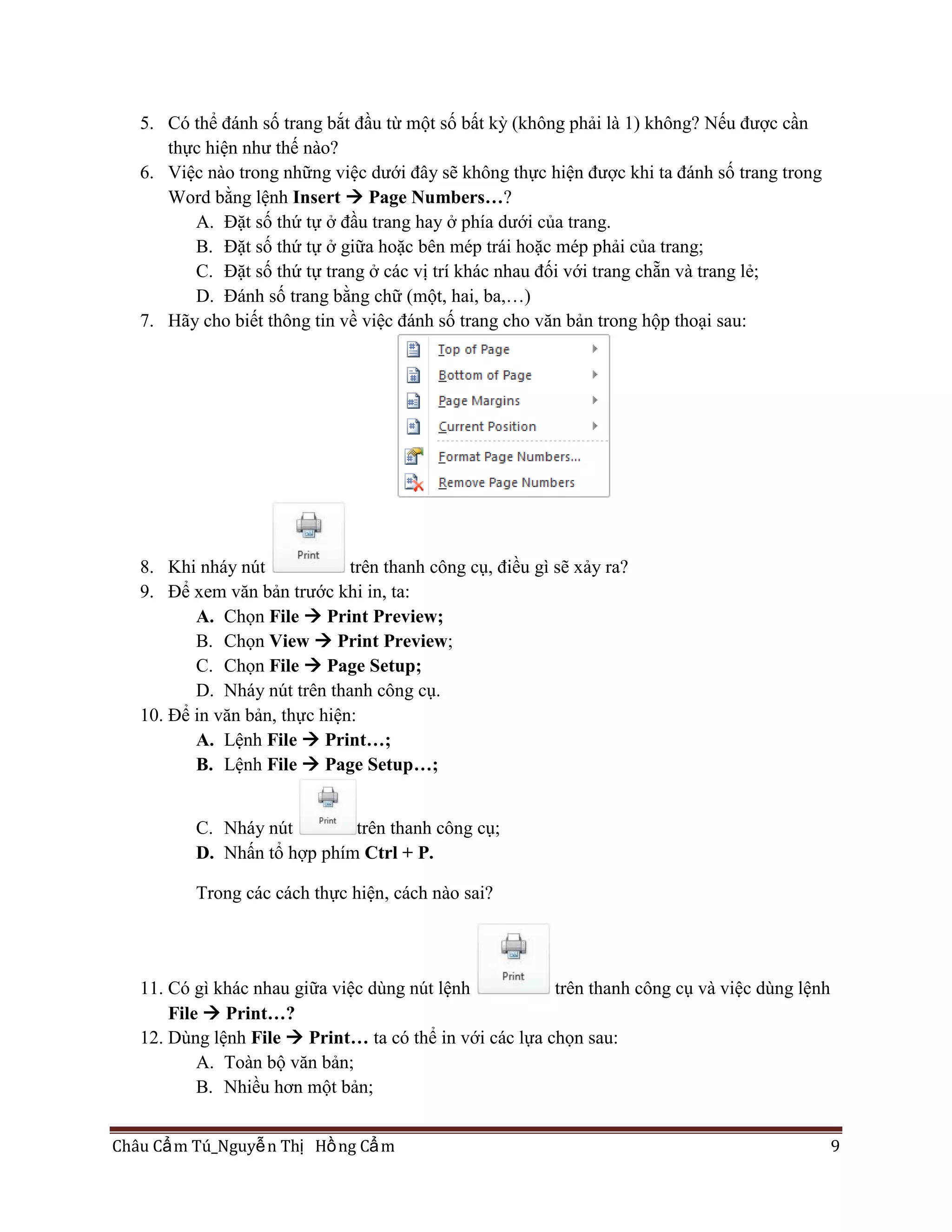 He thong cauhoi_sgk_sbt | PDF