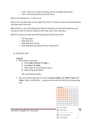 He thong cauhoi_sgk_sbt | PDF