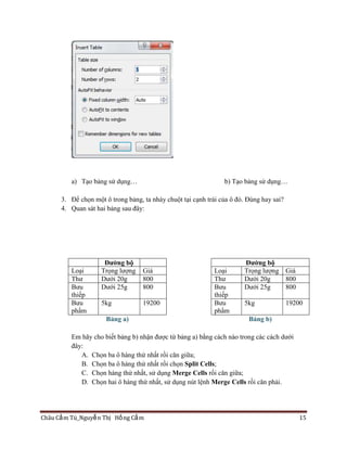 He thong cauhoi_sgk_sbt | PDF