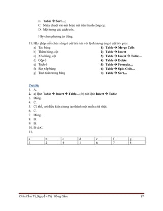 He thong cauhoi_sgk_sbt | PDF