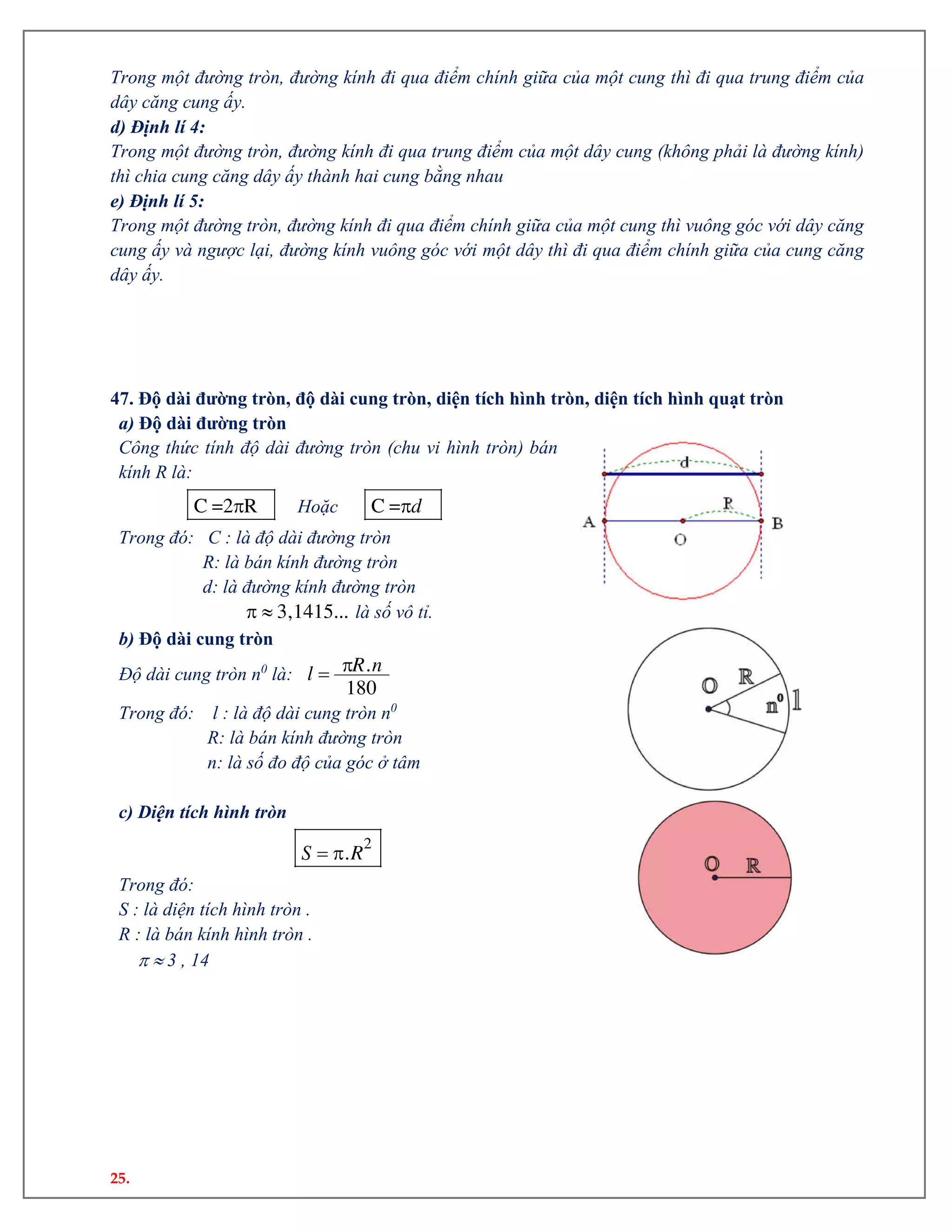 Hệ thống kiến thức hình học THCS (cấp 2) | PDF