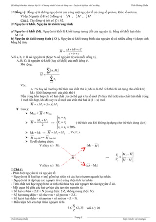 He thong kien thuc hoa hoc lop 10 chuong trinh coban va nang cao luyen thi dai hoc va cao dang | DOC