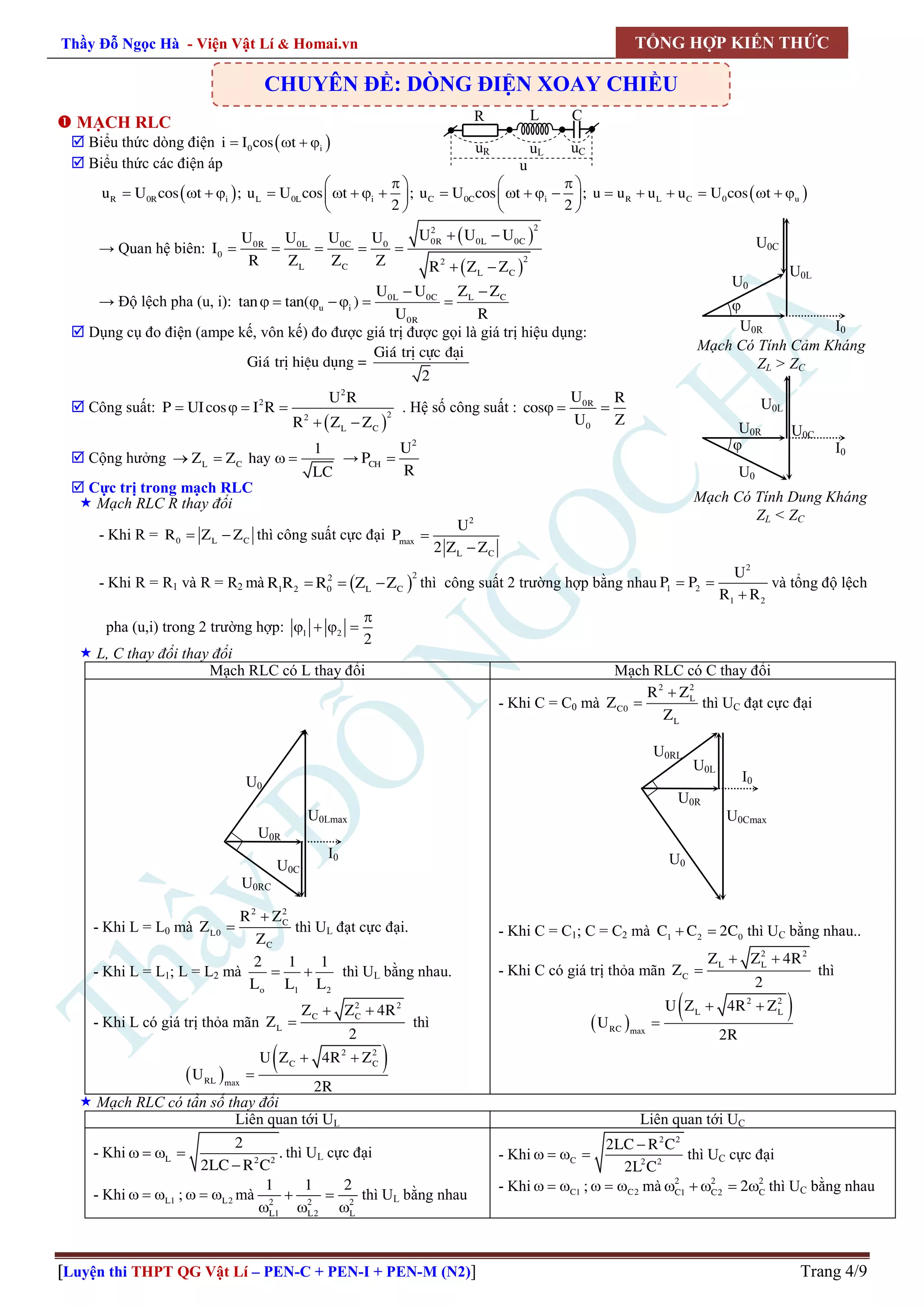 He thong kien thuc trong tam thay do ngoc ha, | PDF