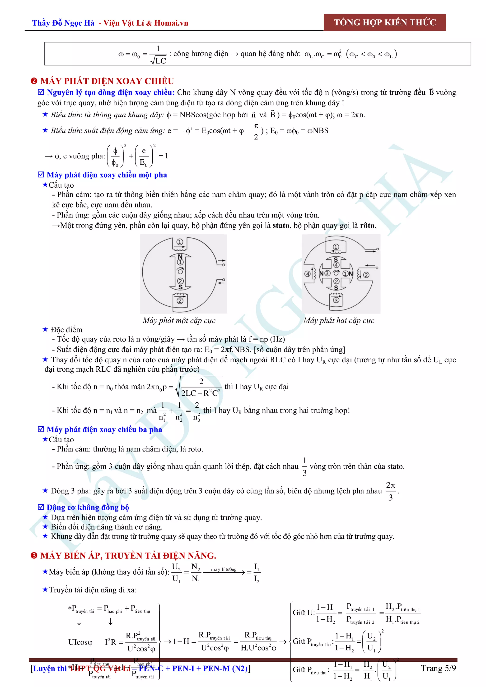 He thong kien thuc trong tam thay do ngoc ha, | PDF