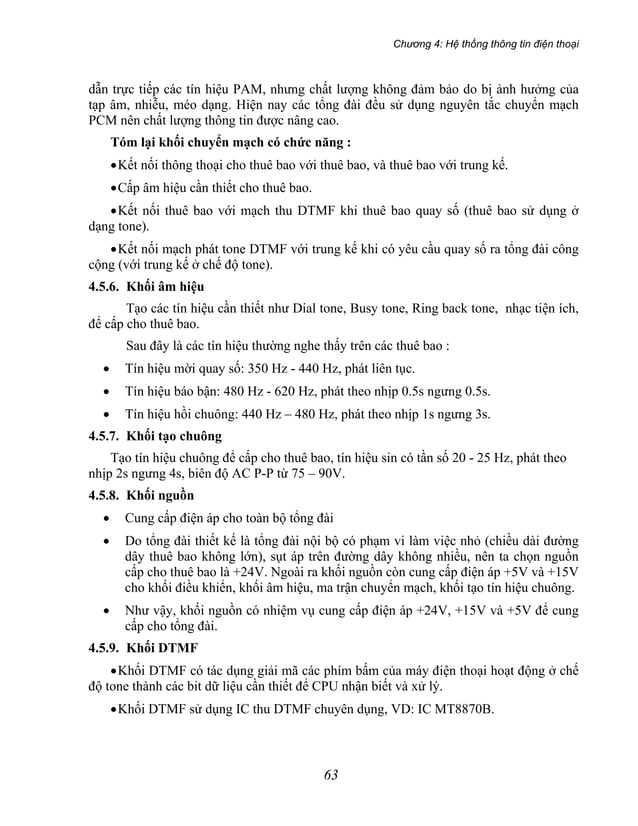 Hệ thống mạng PSTN | PDF