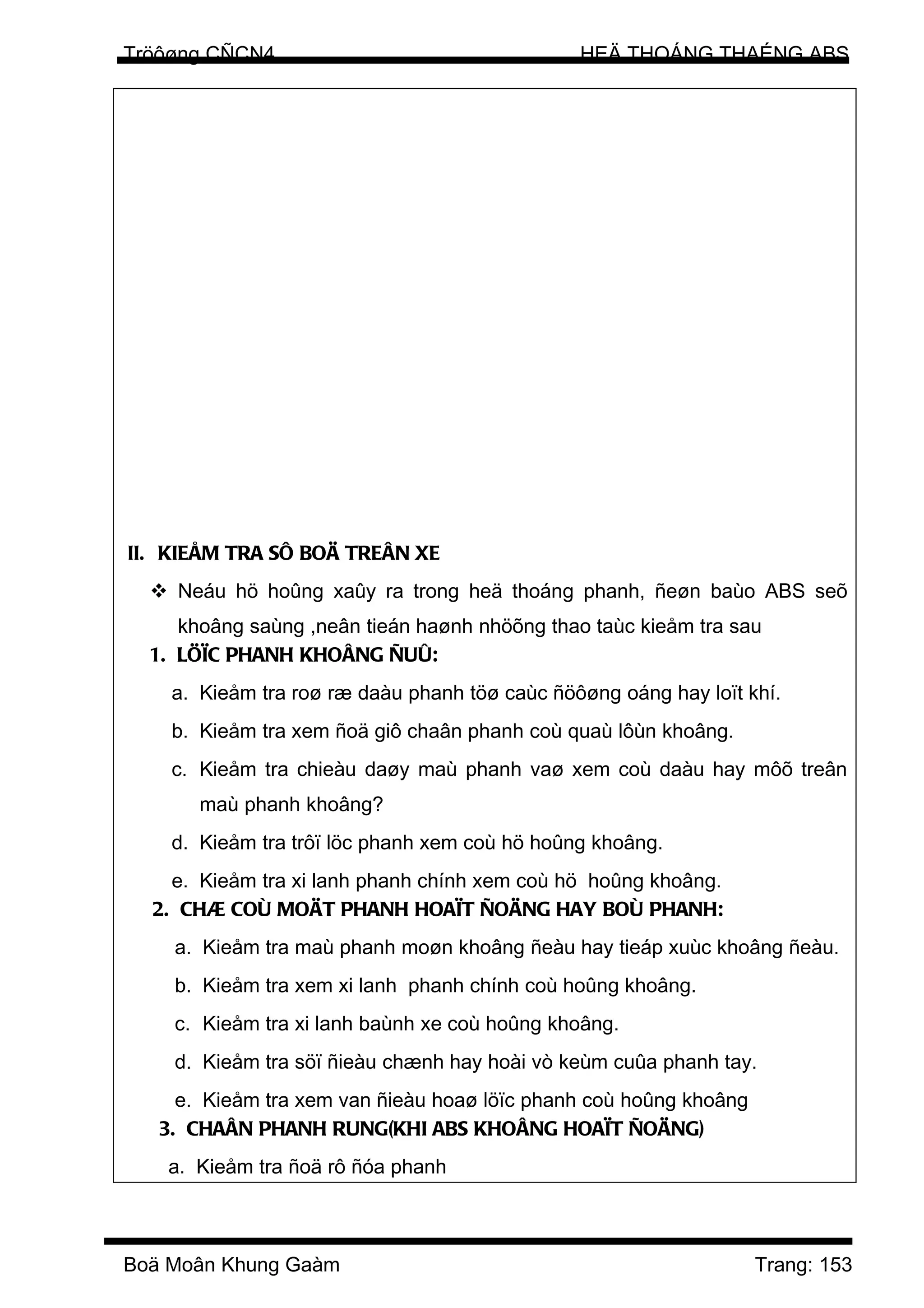 He thong phanh abs | PDF