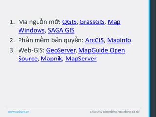 He thong thong tin dia ly (gis) va ung dung trong cong tac xa hoi | PPT