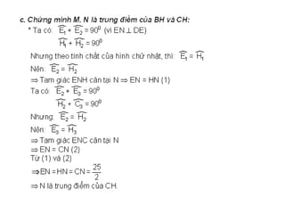 He thuc luong trong tam giac vuong | PPT
