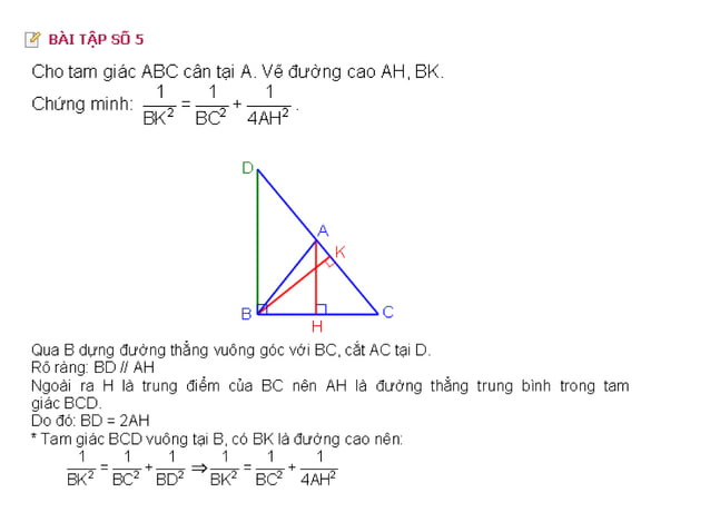 He thuc luong trong tam giac vuong | PPT