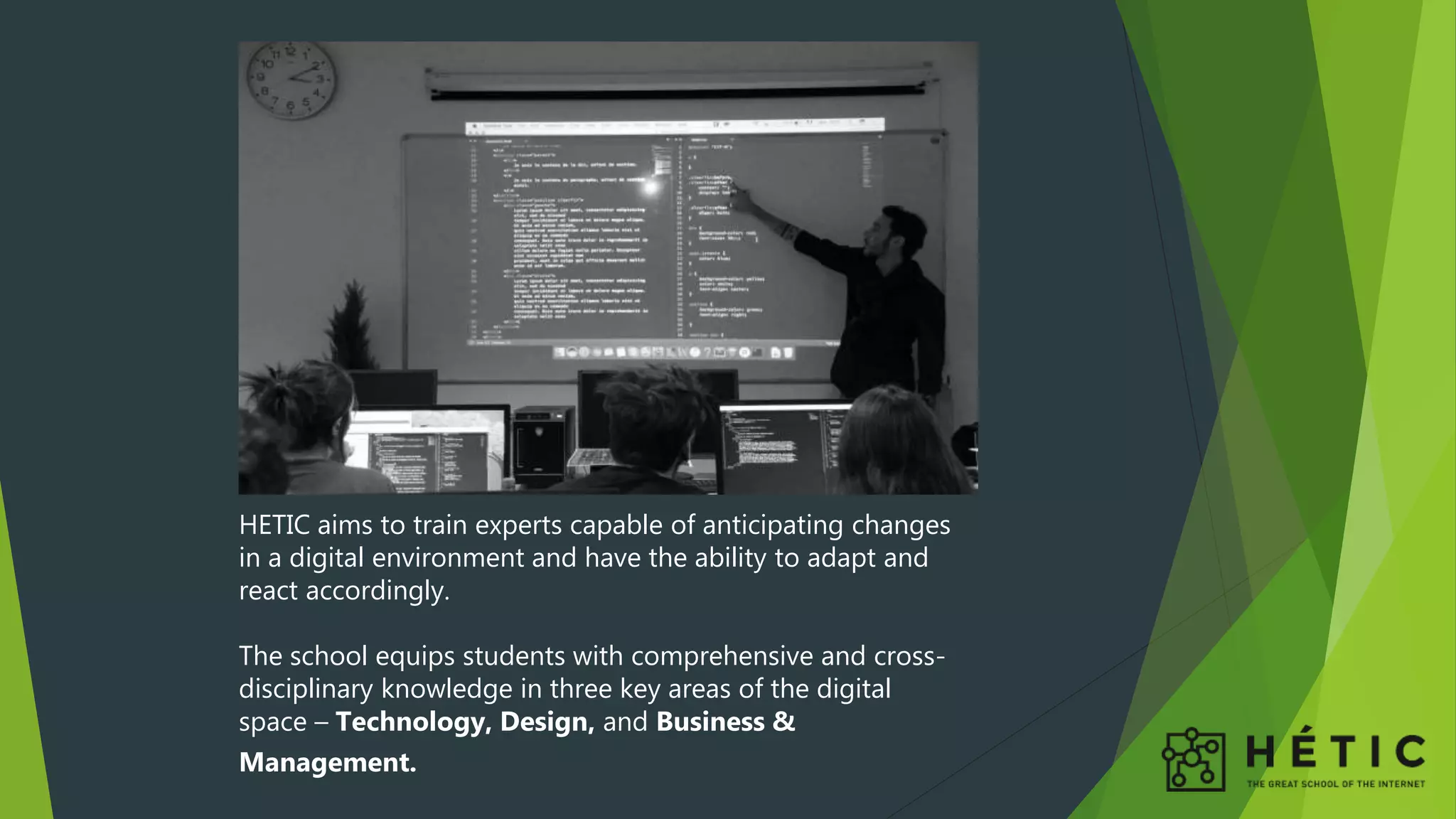 Hetic - Digital Business School in India | PPT