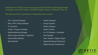 Hetic - Digital Business School in India | PPT