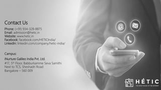 Hetic - Digital Business School in India | PPT