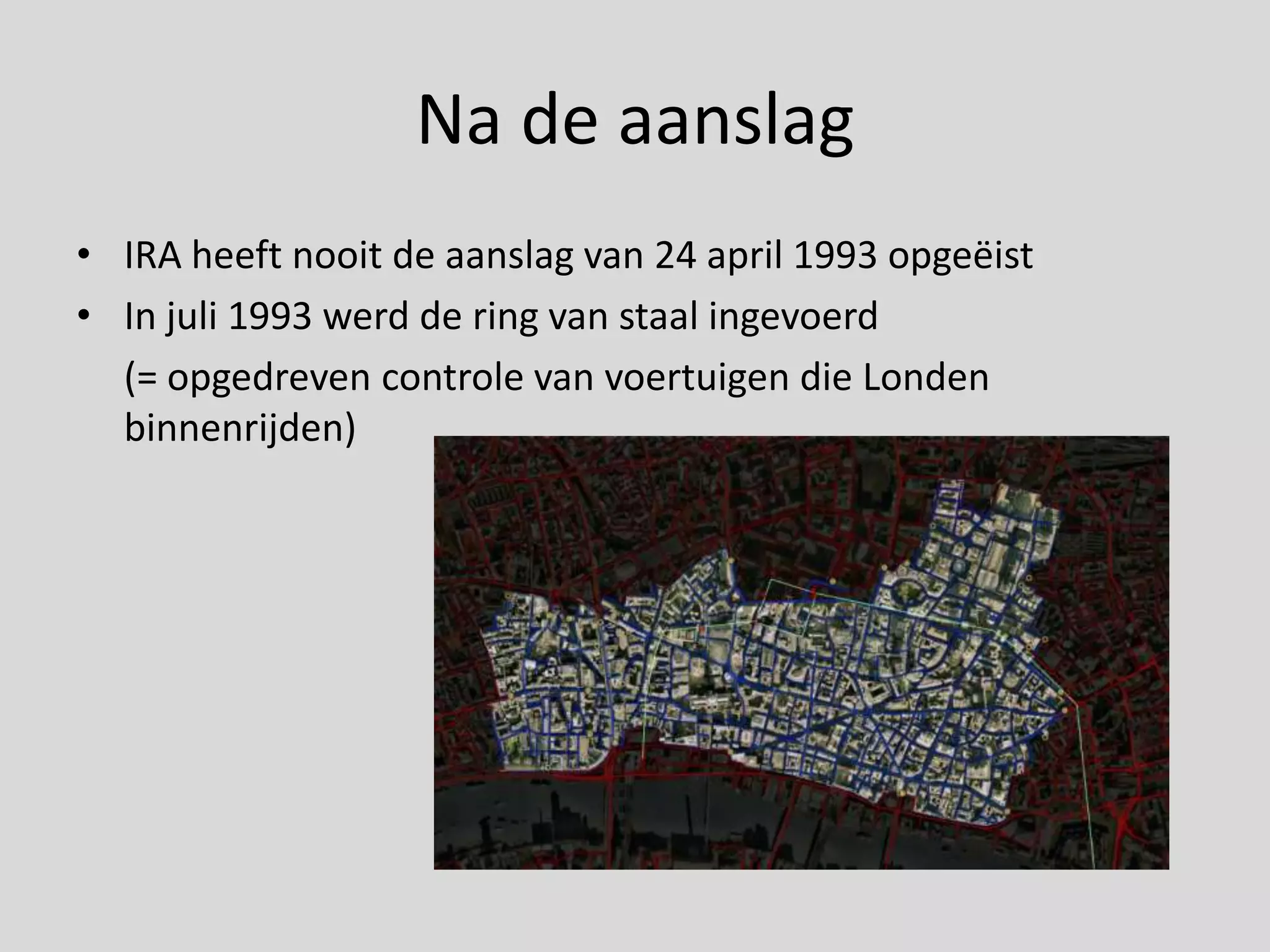IRA bomb London 1993 | PPTX