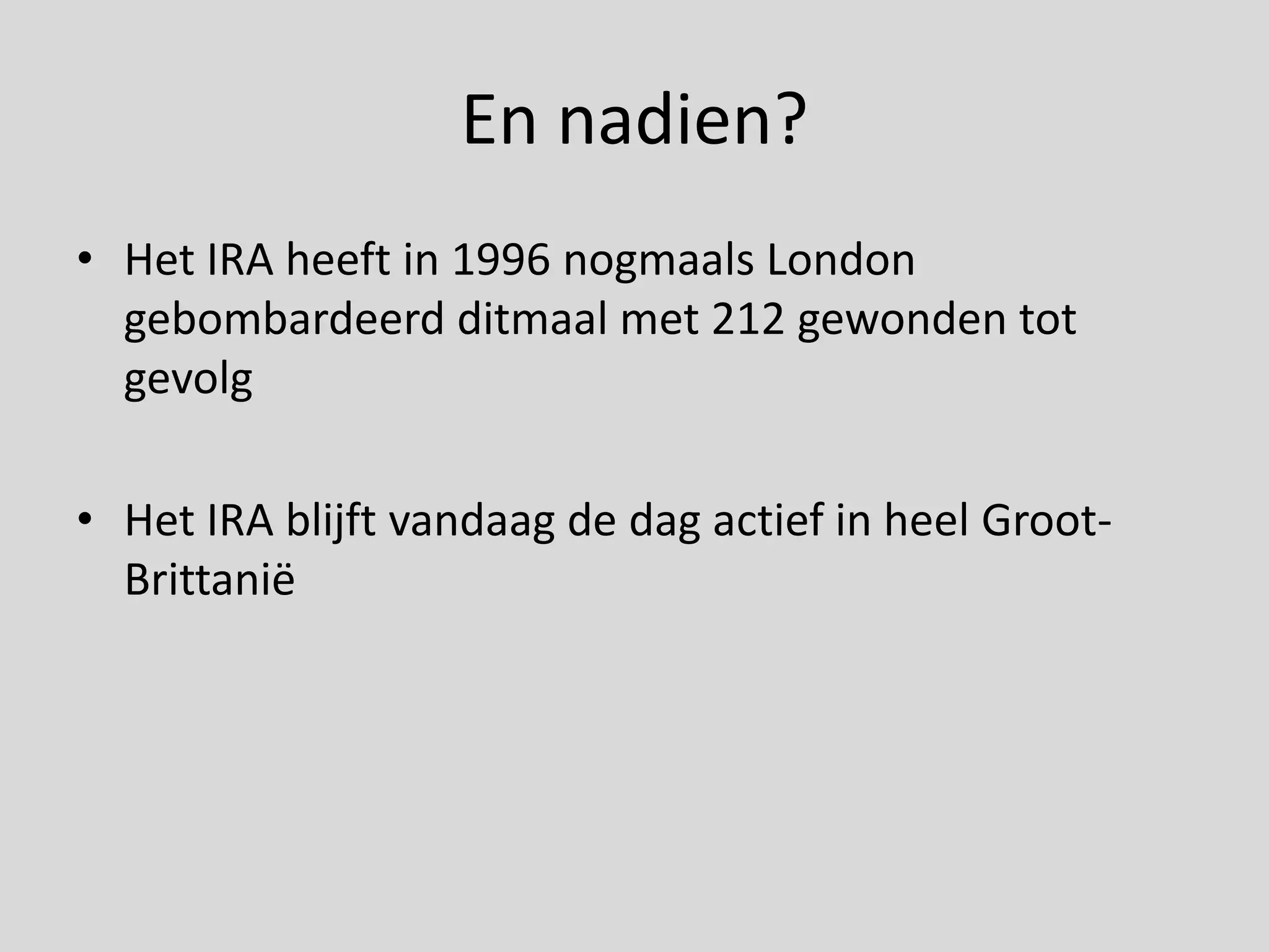 IRA bomb London 1993 | PPTX