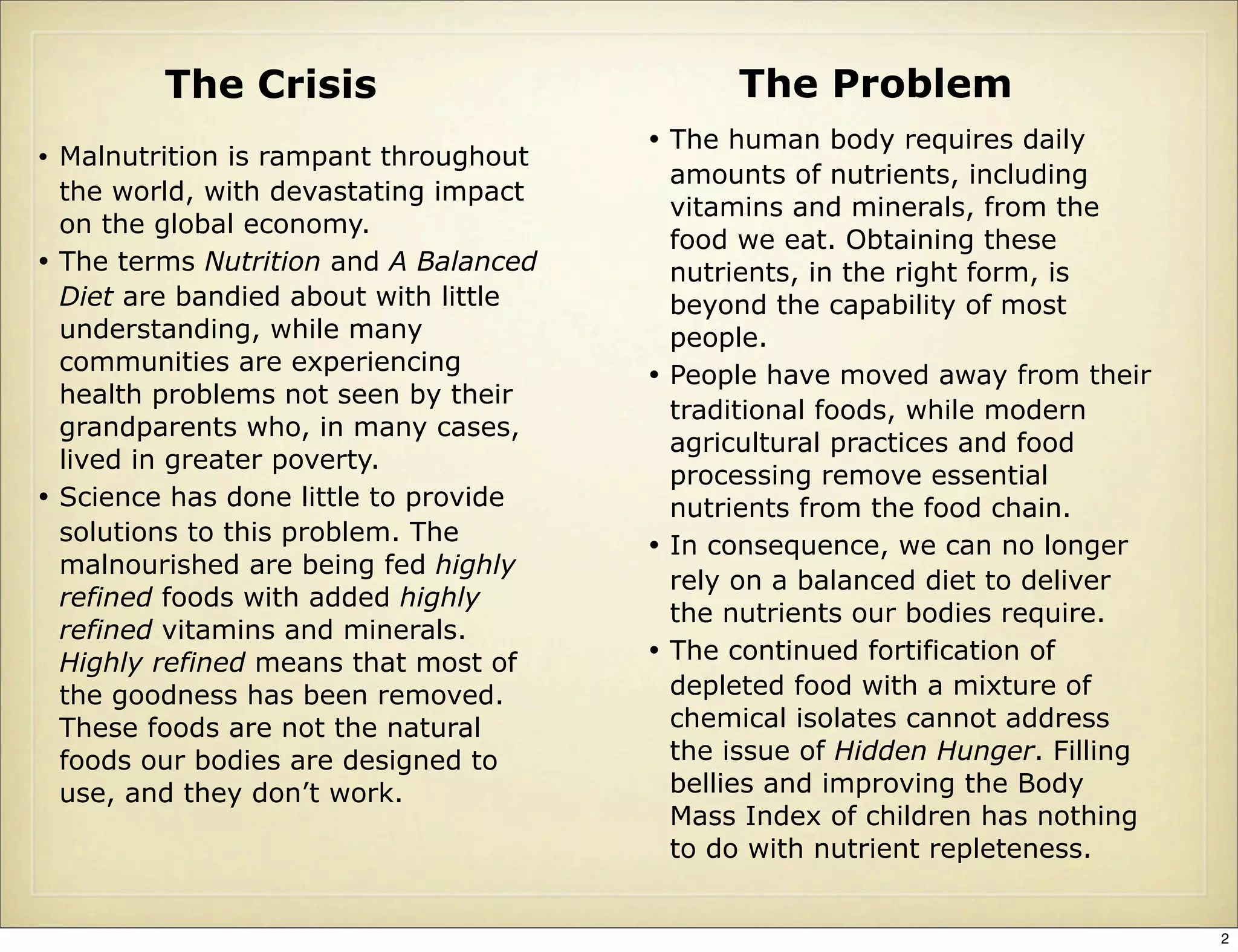 HETN Hidden Hunger | PDF