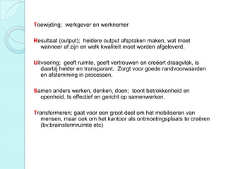 Het nieuwe werken2 | PPTX