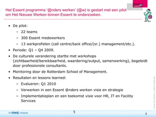 Het Nieuwe Werken voor Essent | PPT
