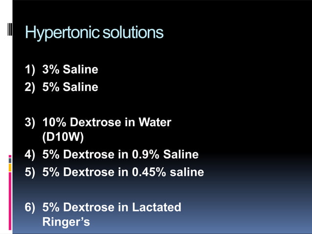 Normal fluid and electrolytes: with commonly used fluids | PPT