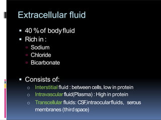 Normal fluid and electrolytes: with commonly used fluids | PPTX