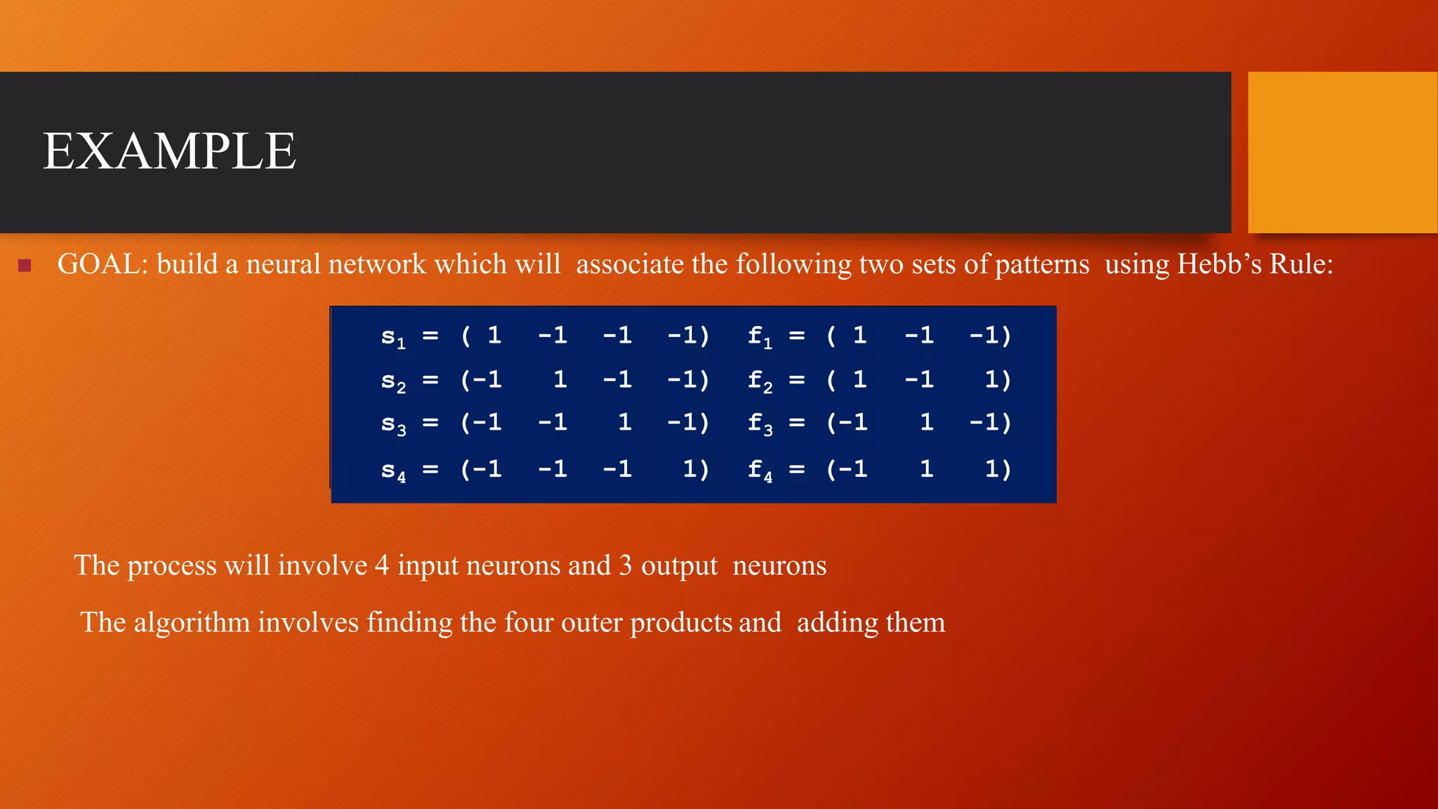 Hetro associative memory | PPTX