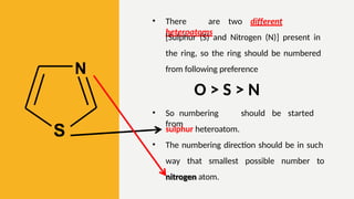 "Basics of Heterocyclic Compounds and Their Naming Rules" | PPT