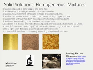 Hetrogenous and homogenous mixture ppt | PDF
