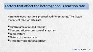Hetrogenous reaction | PPTX