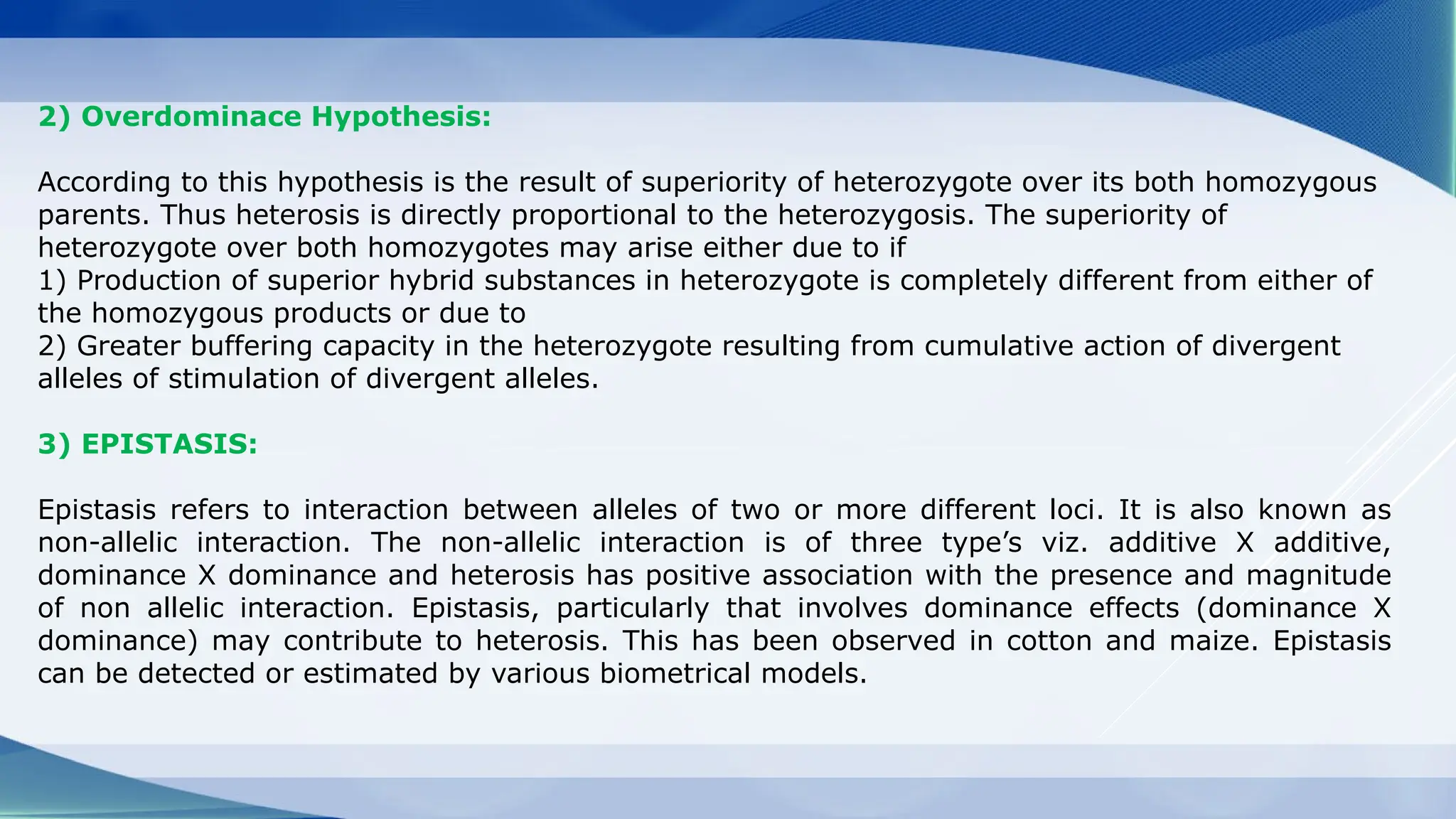 hetrosis breeding - Breeding Of Vegetable, Tuber And Spices | PPTX
