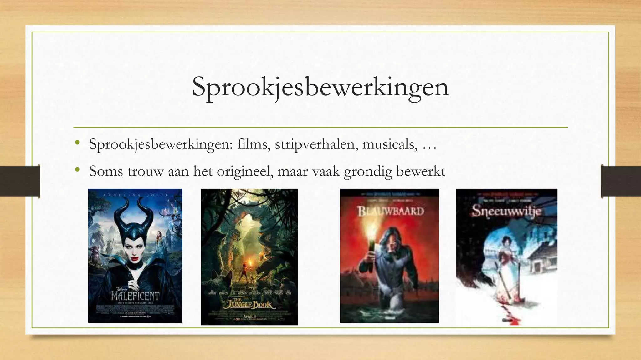 Het sprookje | PPTX