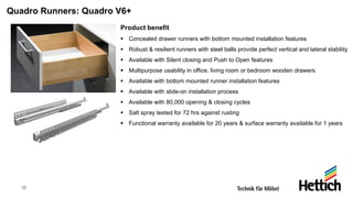 Hettich Drawer Runners | PDF