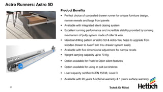 Hettich Drawer Runners | PDF