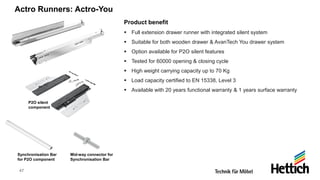 Hettich Drawer Runners | PDF