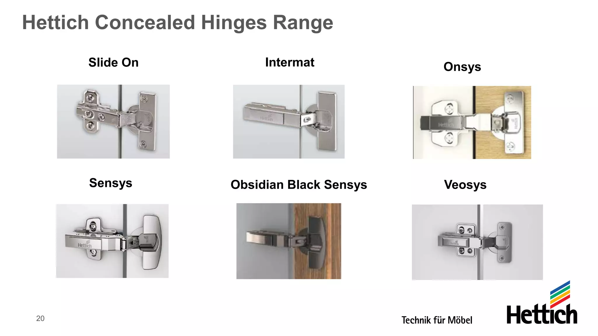 Hettich Hinges Product Range | PDF
