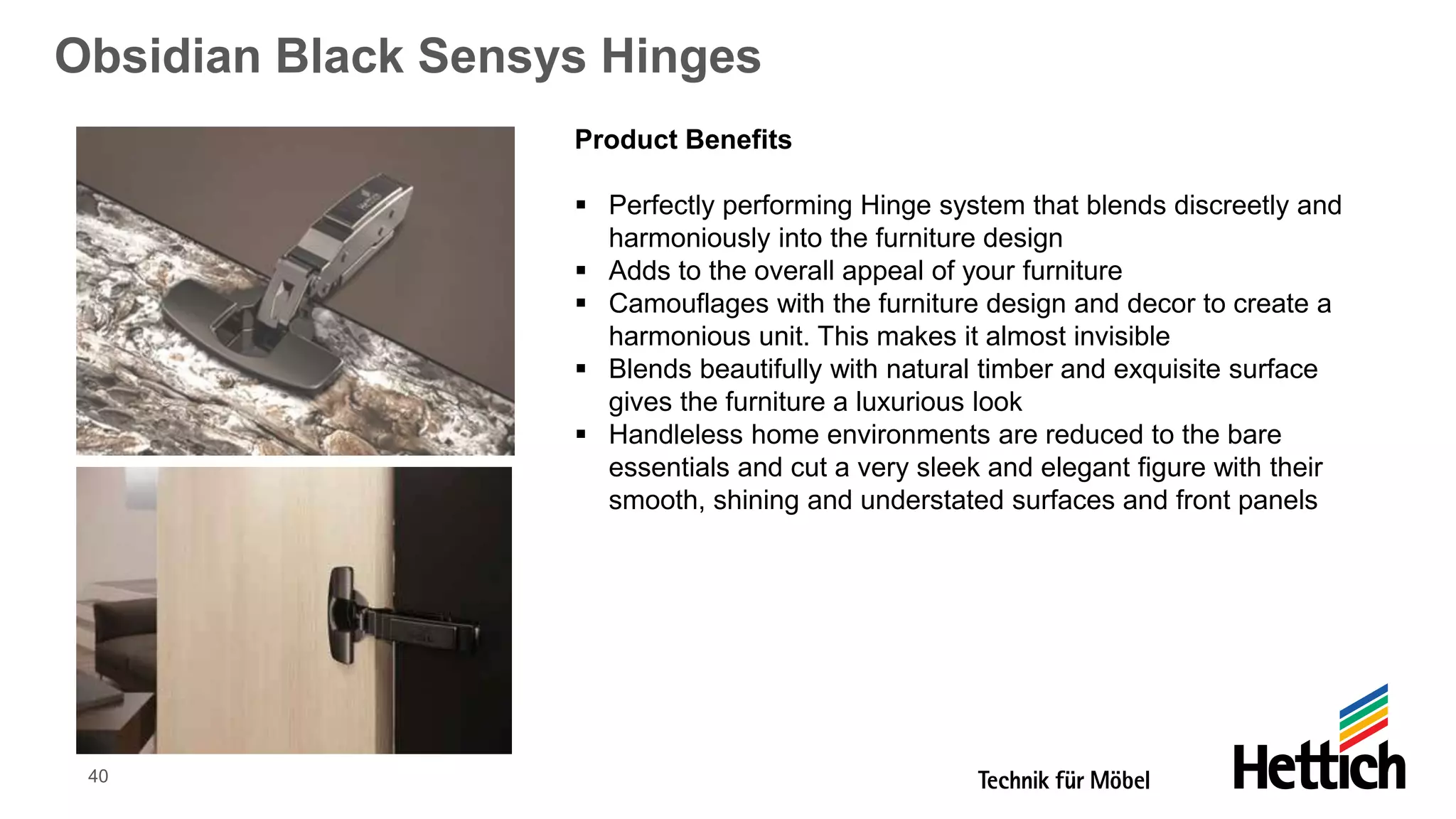 Hettich Hinges Product Range | PDF