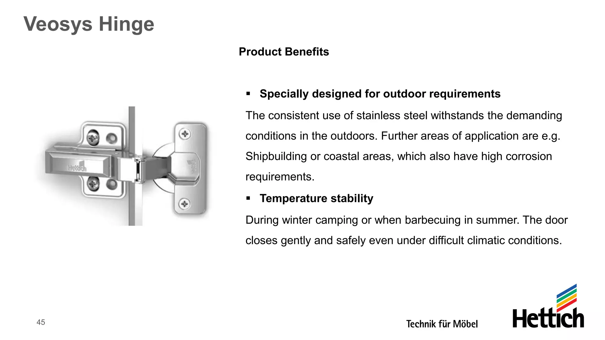 Hettich Hinges Product Range | PDF