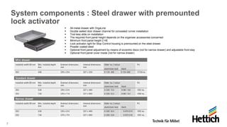 Hettich Office Furniture Fittings | PDF