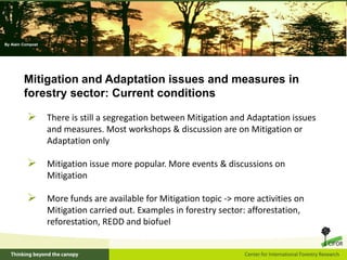 Climate change and forests: Synergy between mitigation and adaptation | PPT
