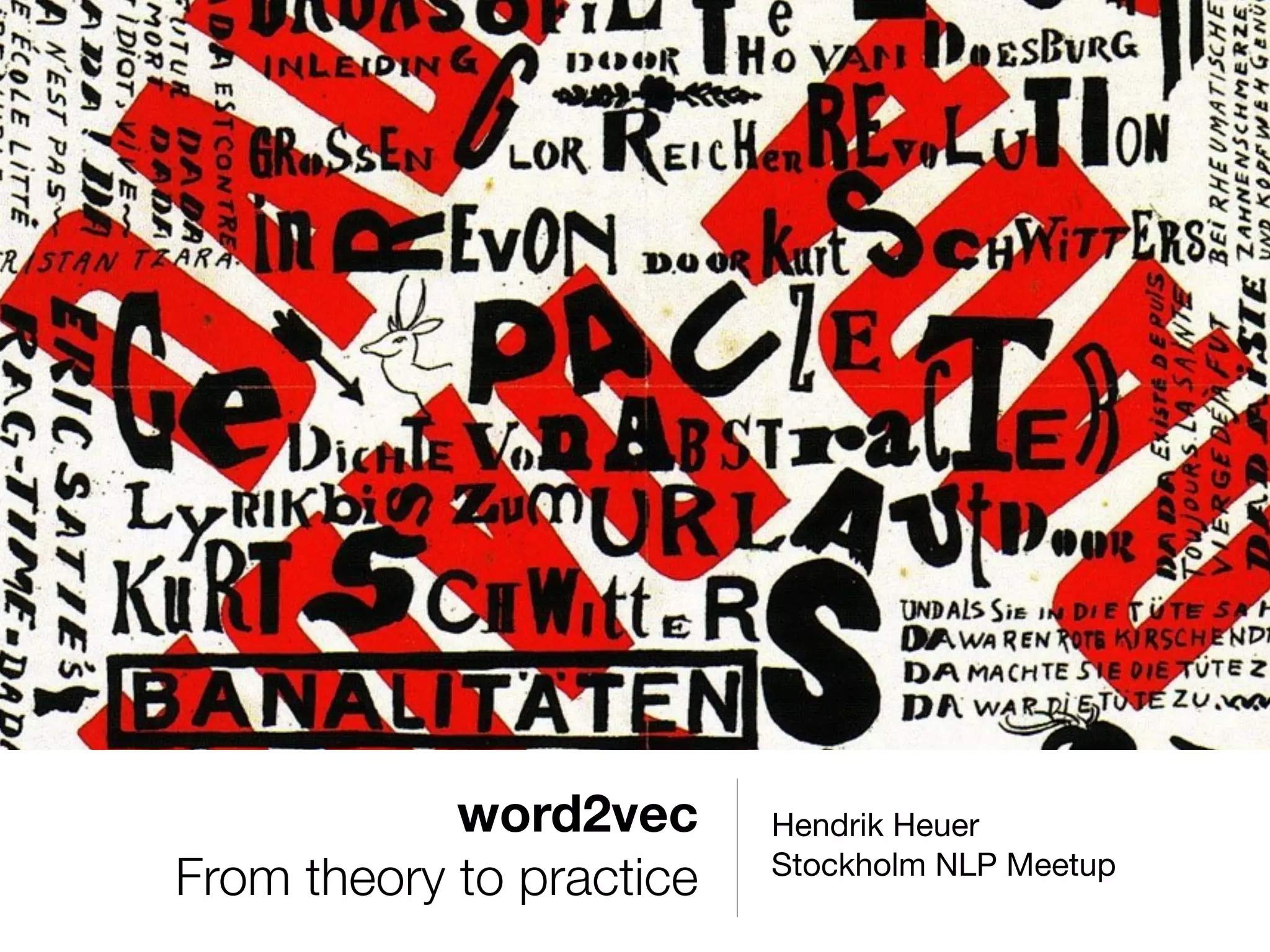 word2vec - From theory to practice | PPT