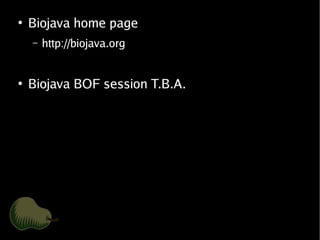 Heuer Bio Java Bosc2008 | PDF