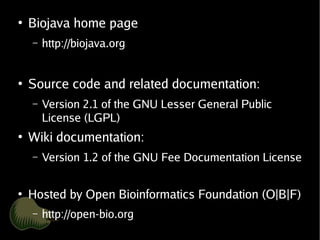 Heuer Bio Java Bosc2008 | PDF