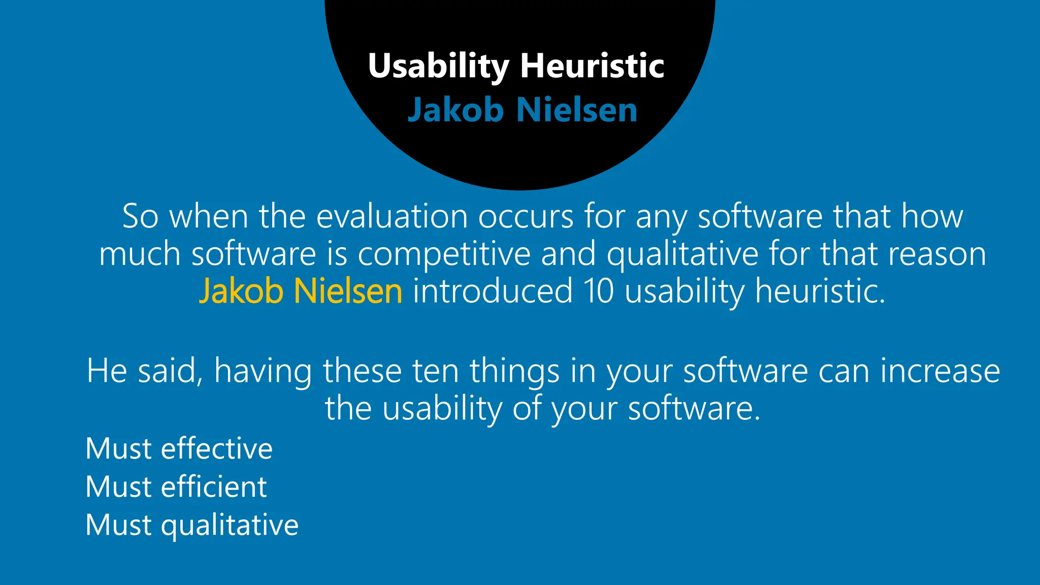 Heuristic Evaluation, usability of heuristic | PPTX