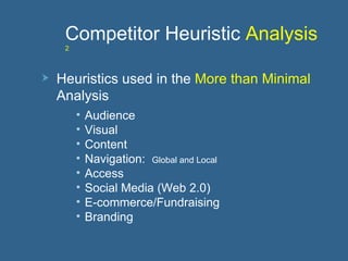 Heuristic Analysis | PPT